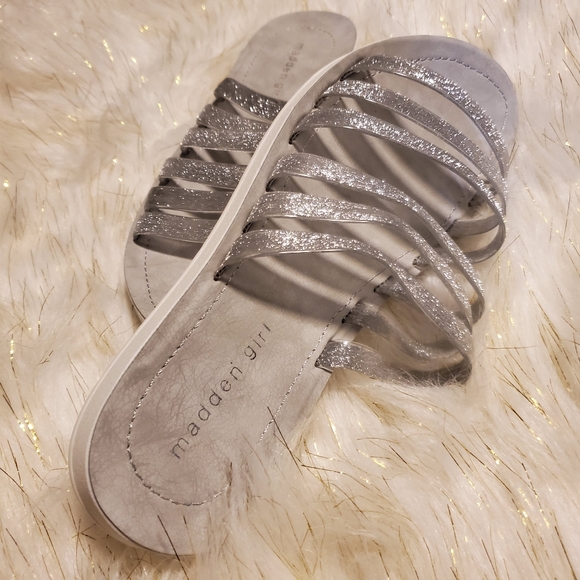 Madden Girl | Shoes | Deep Icy Flat Sandal | Poshmark